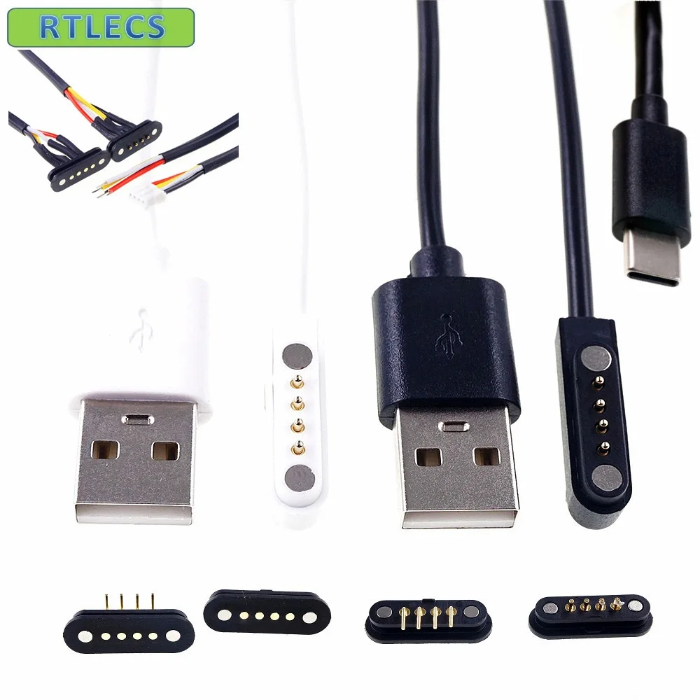 RTLECS PG Cable USBA 4P 1N1S магнитный USB кабель | AliExpress