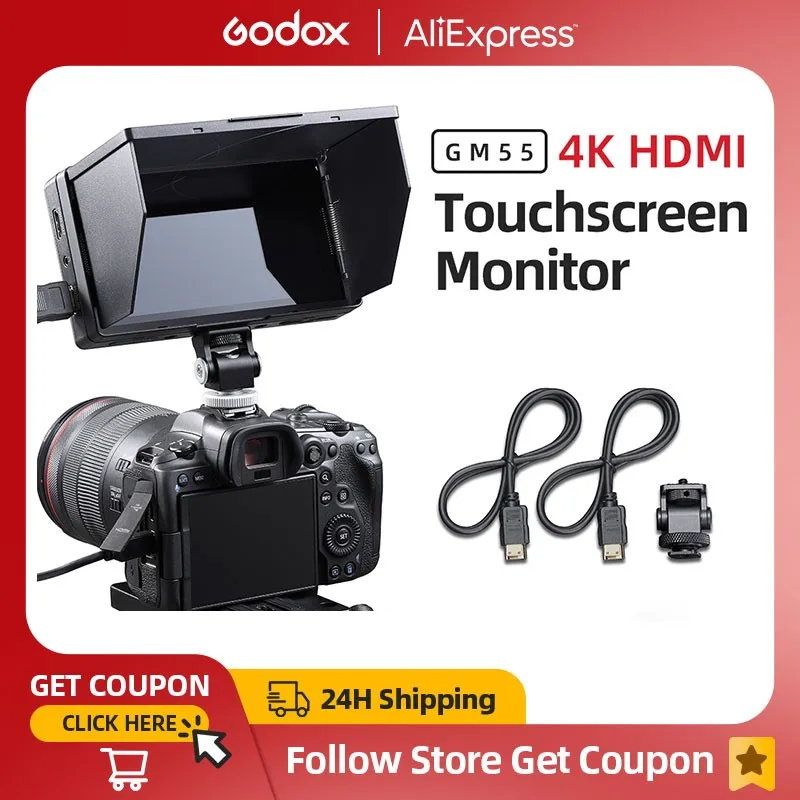 Сенсорный экран Godox GM55 4K | AliExpress