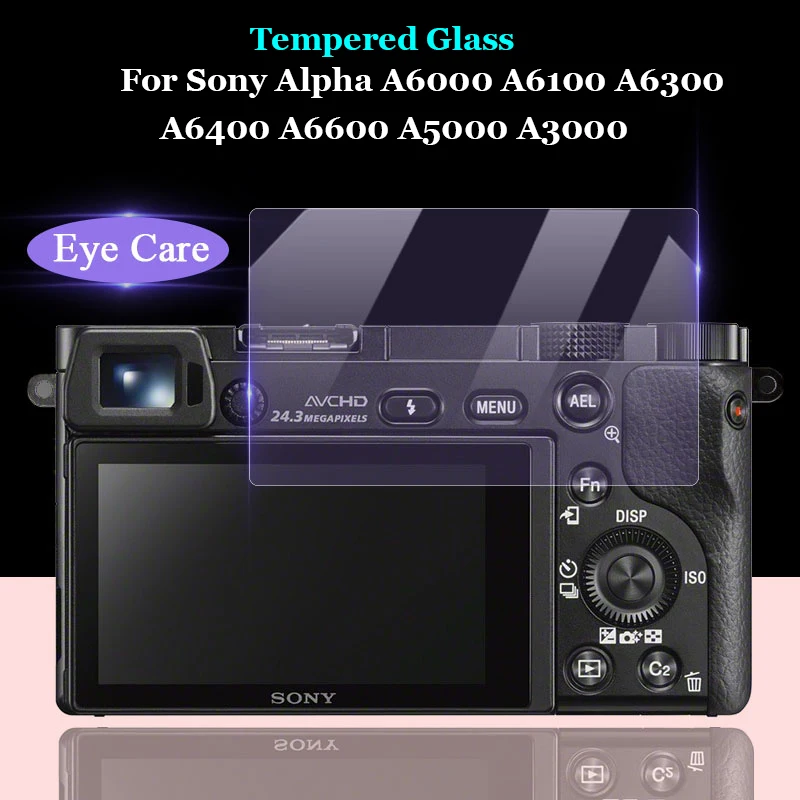 Для Sony Alpha A6700 A6000 A6100 A6300 A6400 A6600 A5000 A3000 защита от синего света закаленное ...