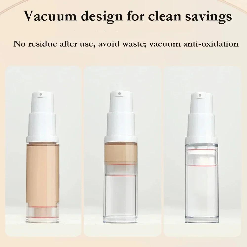4pcs/set Refillable Bottles 5/10ml Portable Airless Vacuum Pump Lotion ...