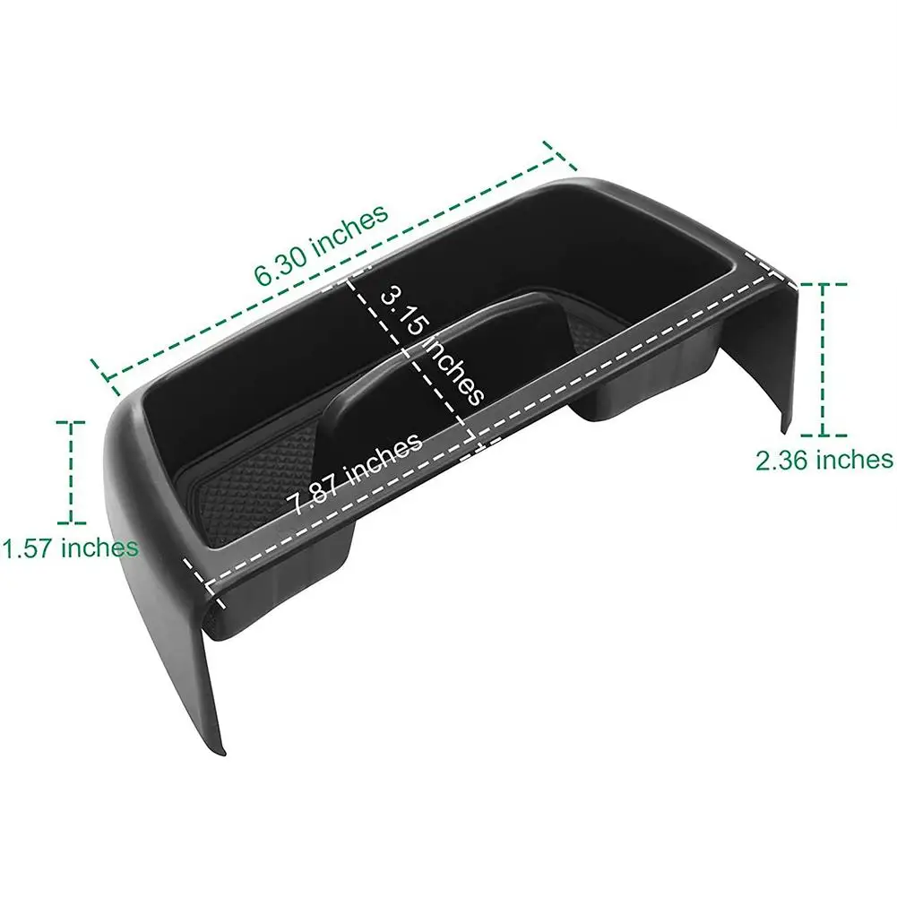 Console Dashboard Storage Box Insert Phone Holder Organizer Tray ...
