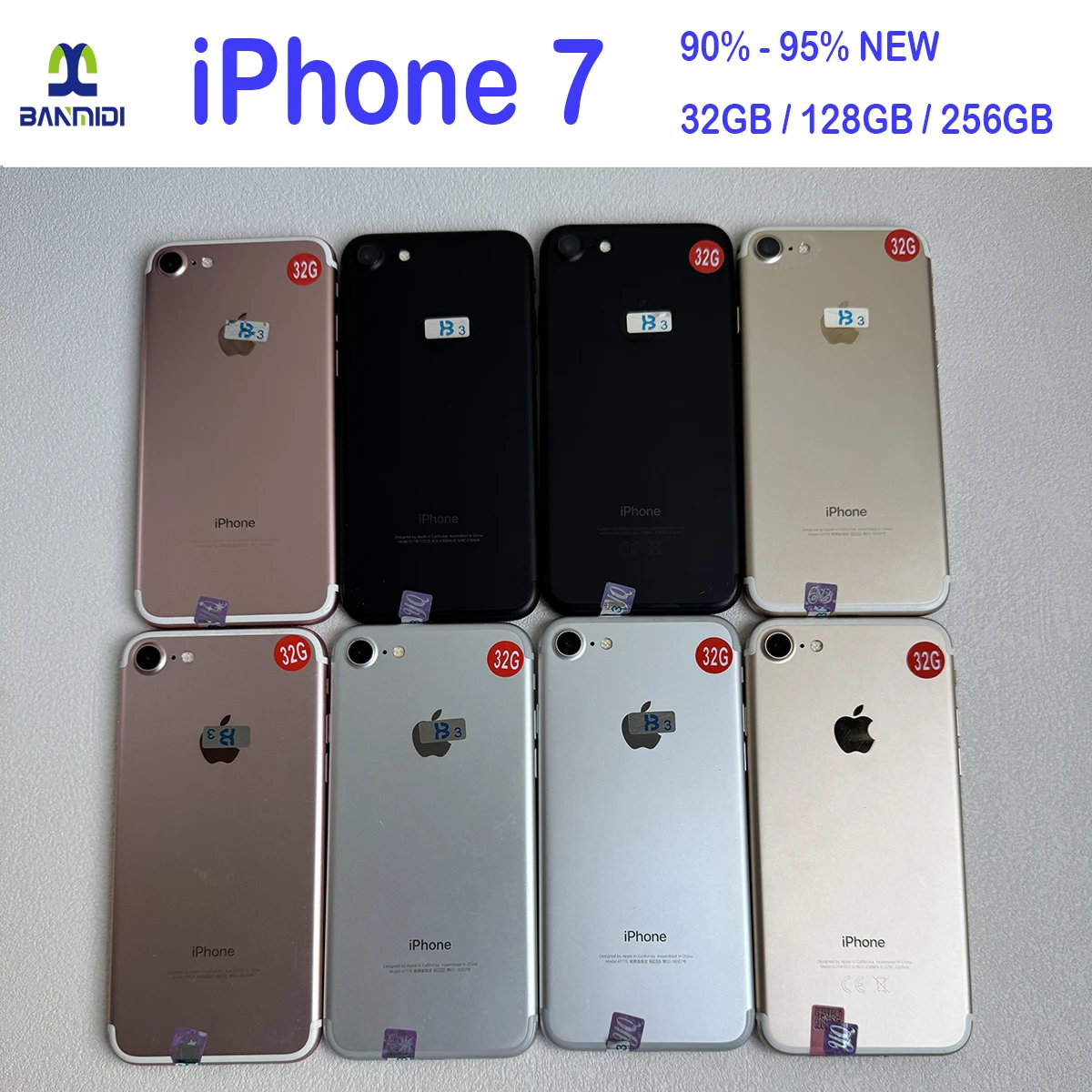 Смартфон Apple iPhone 7, 2/32ГБ, 2/128ГБ, 2/256ГБ, global, Б/у | AliExpress