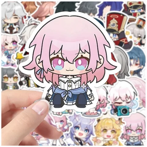 Наклейки honkai star rail - купить недорого | AliExpress