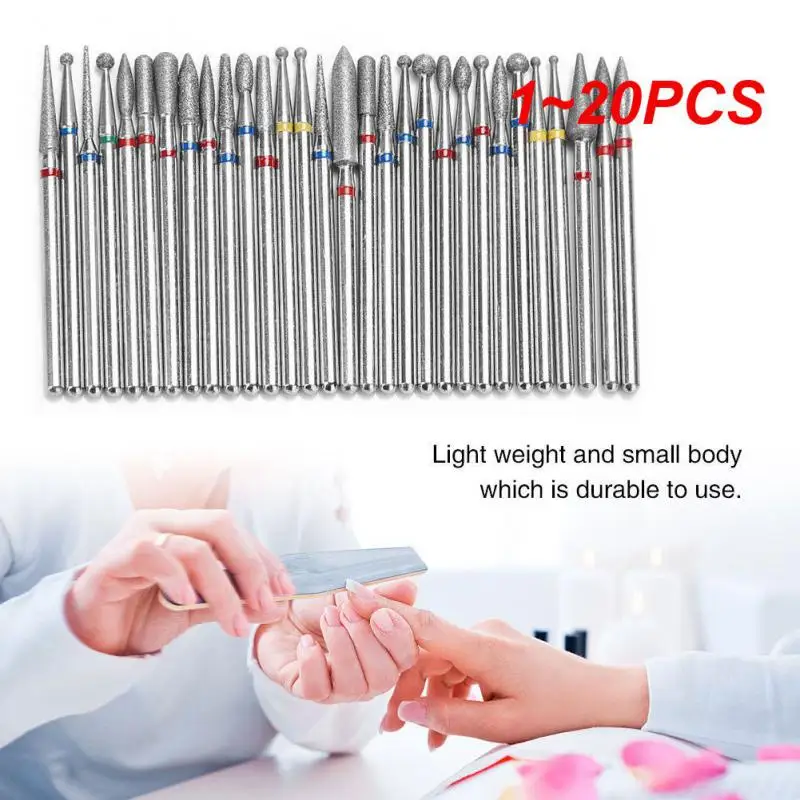 1~20PCS Milling Cutters For Manicure Pedicure Nail Drill Bit Foot ...