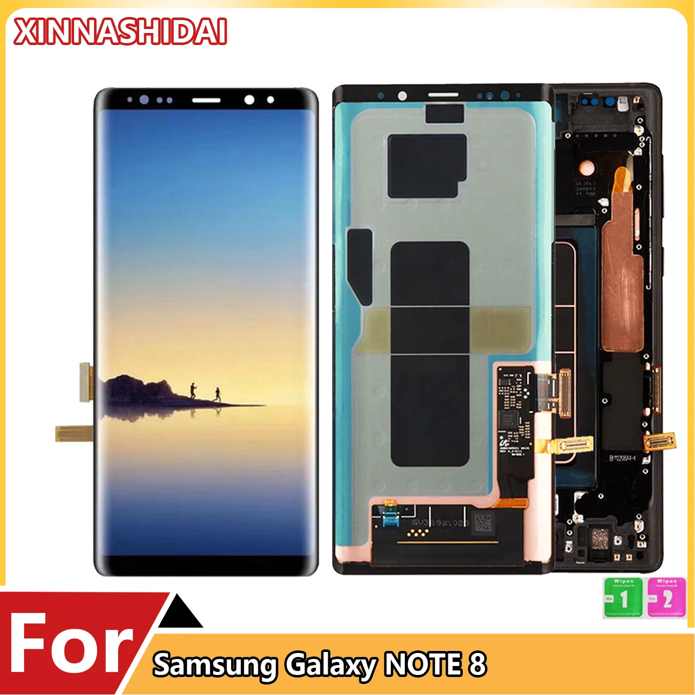 OLED LCD для Samsung Galaxy Note 8 дисплей с рамкой Super OLED Note 8 SM-N950A N950U LCD ...
