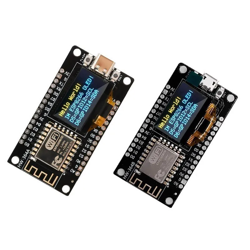 NodeMCU ESP8266 papan dengan с дисплеем OLED 0,96 inci CH340G ESP-12F modul WiFi USB для Arduino ...