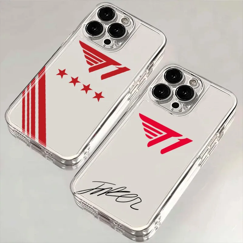 Korea T1 Faker Logo Phone Case For Samsung S25 S24 S23 S22 S21 S20 S10 ...