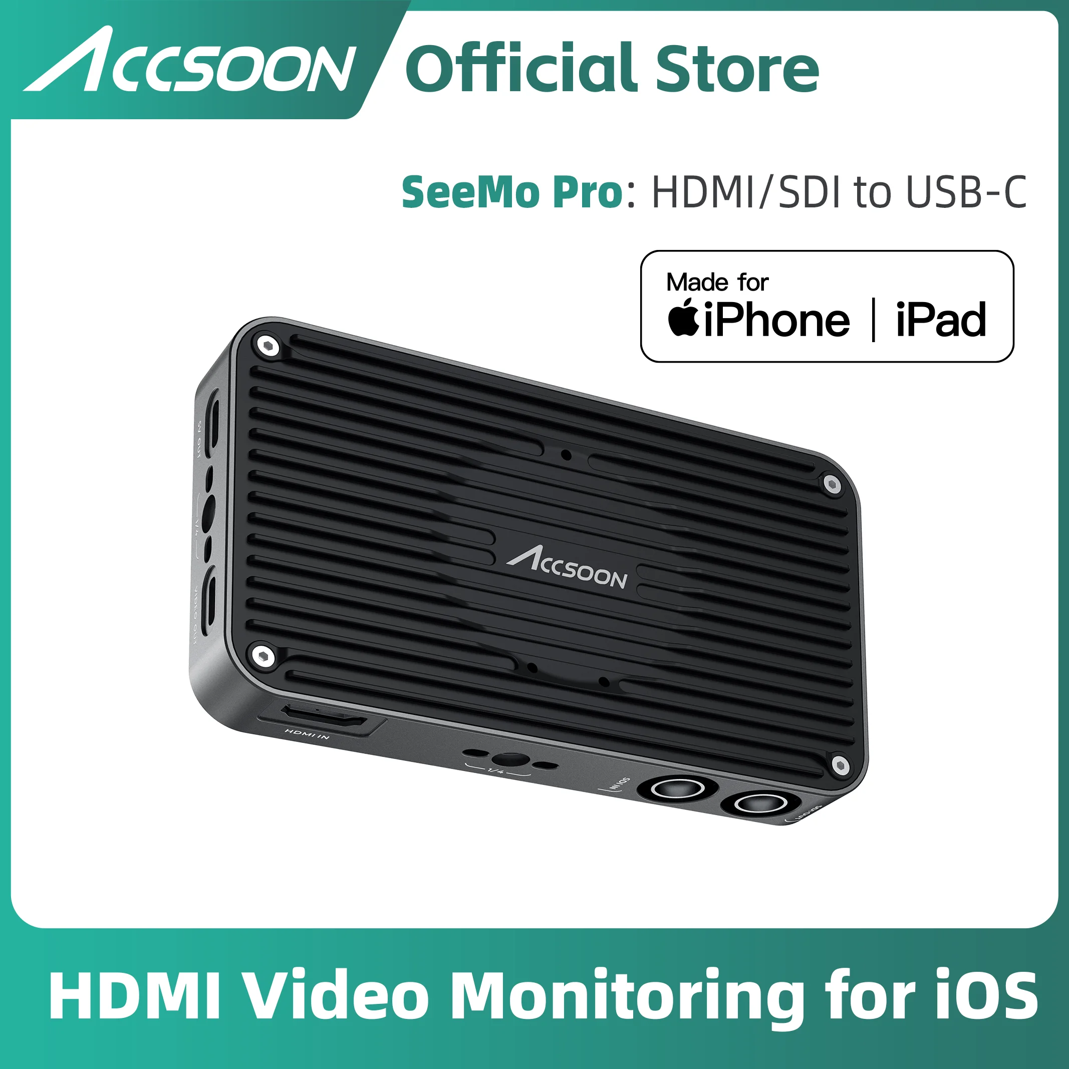 ACCsoon SeeMo Pro SDI и HDMI Видеоадаптер USB-C | AliExpress