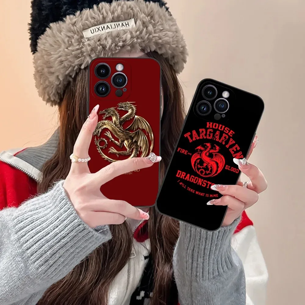 Funny Red Dragon Phone Case For iPhone 16,15,14,13,12,11,Plus,Pro Max ...