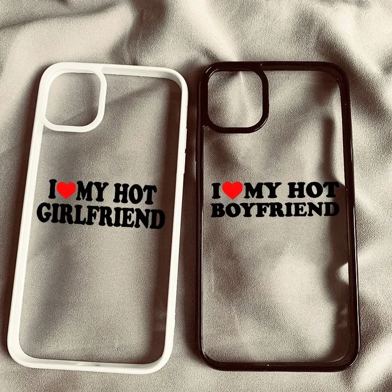 Чехол для телефона Funny I Love My Hot Girlfriend для iPhone 13 14 12 ...