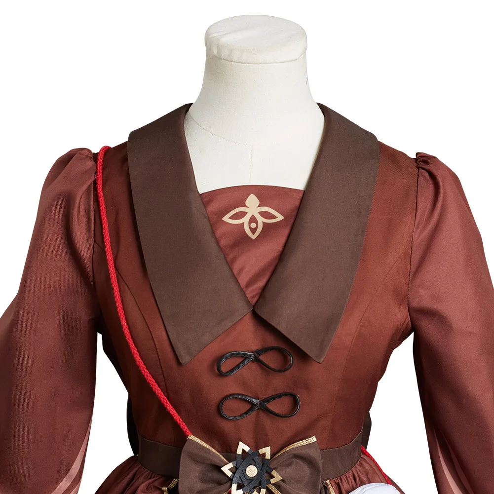 Genshin Impact Hu Tao Cosplay Costume Lolita Dress Outfits Halloween ...