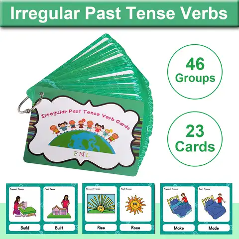 Irregular verbs learn english - купить недорого | AliExpress