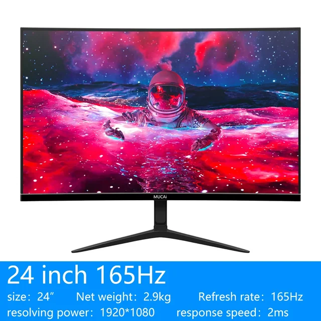 Игровой экран MUCAI B2488, 24 дюйма, 165 Φ 1K FHD Esports, подходит для ...