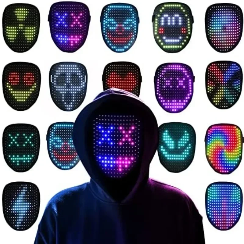5 шт., светящаяся маска для Хэллоуина | AliExpress