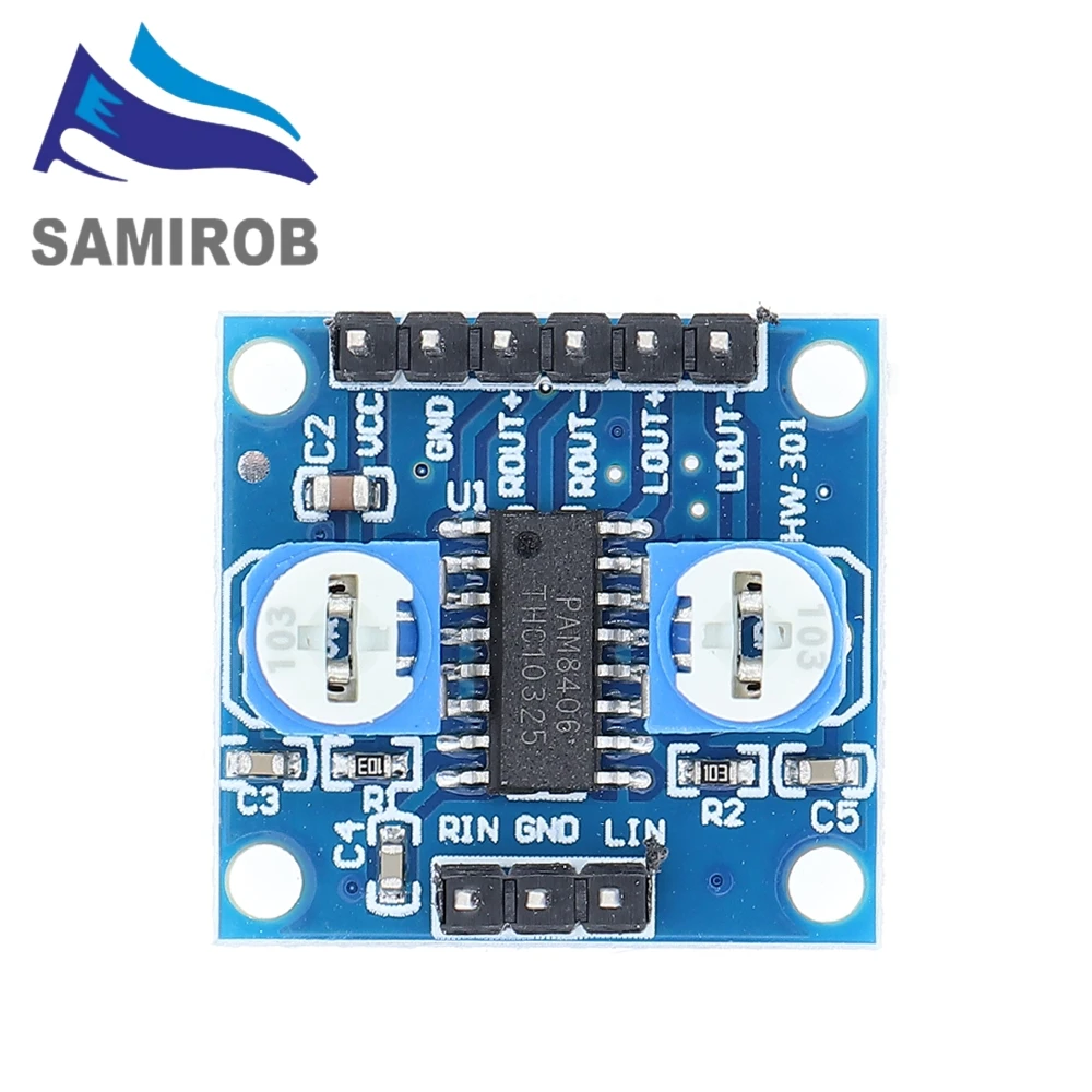 Цифровой усилитель PAM8406 SAMIORE ROBOT | AliExpress