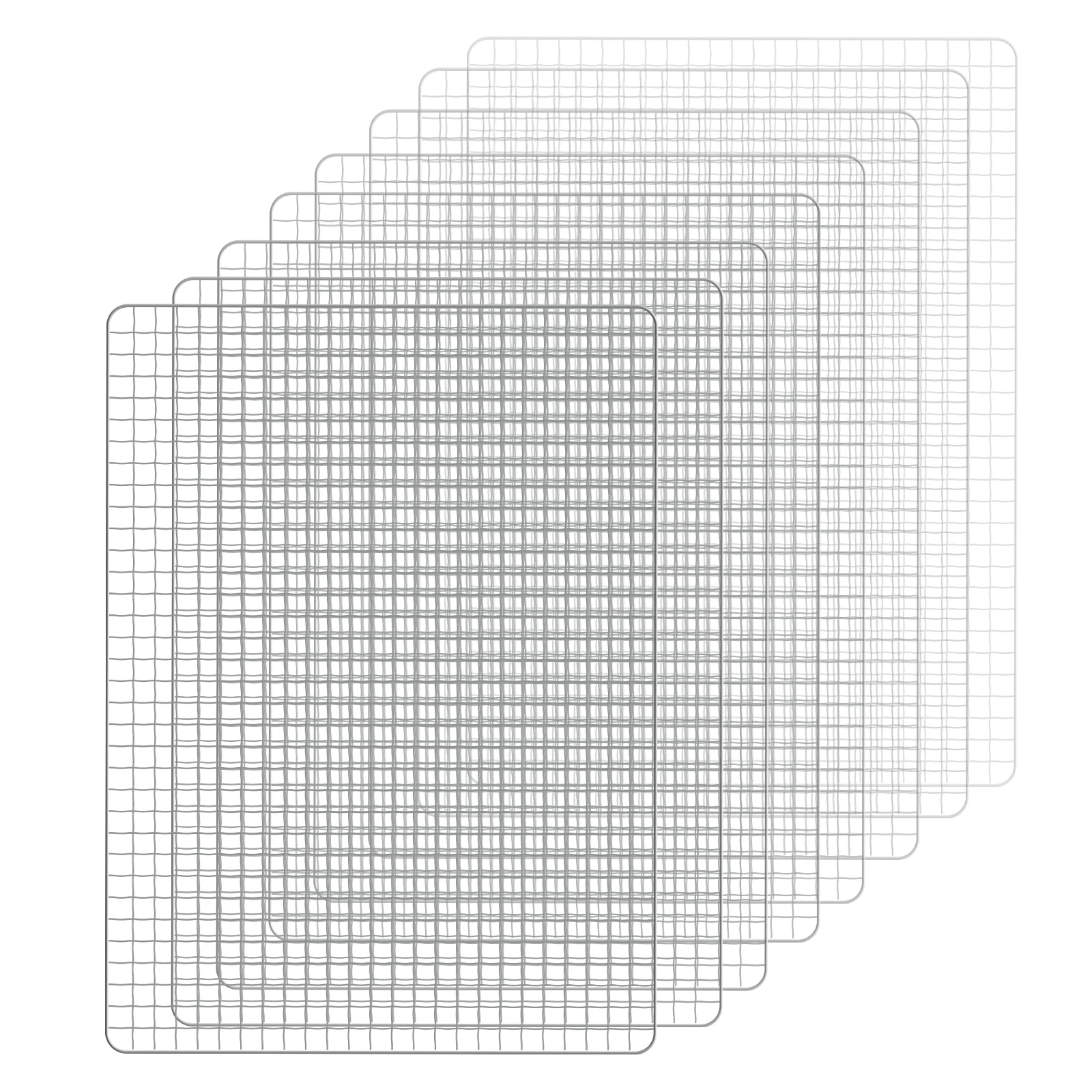 8 шт., сетчатый коврик для гриля, для барбекю | AliExpress