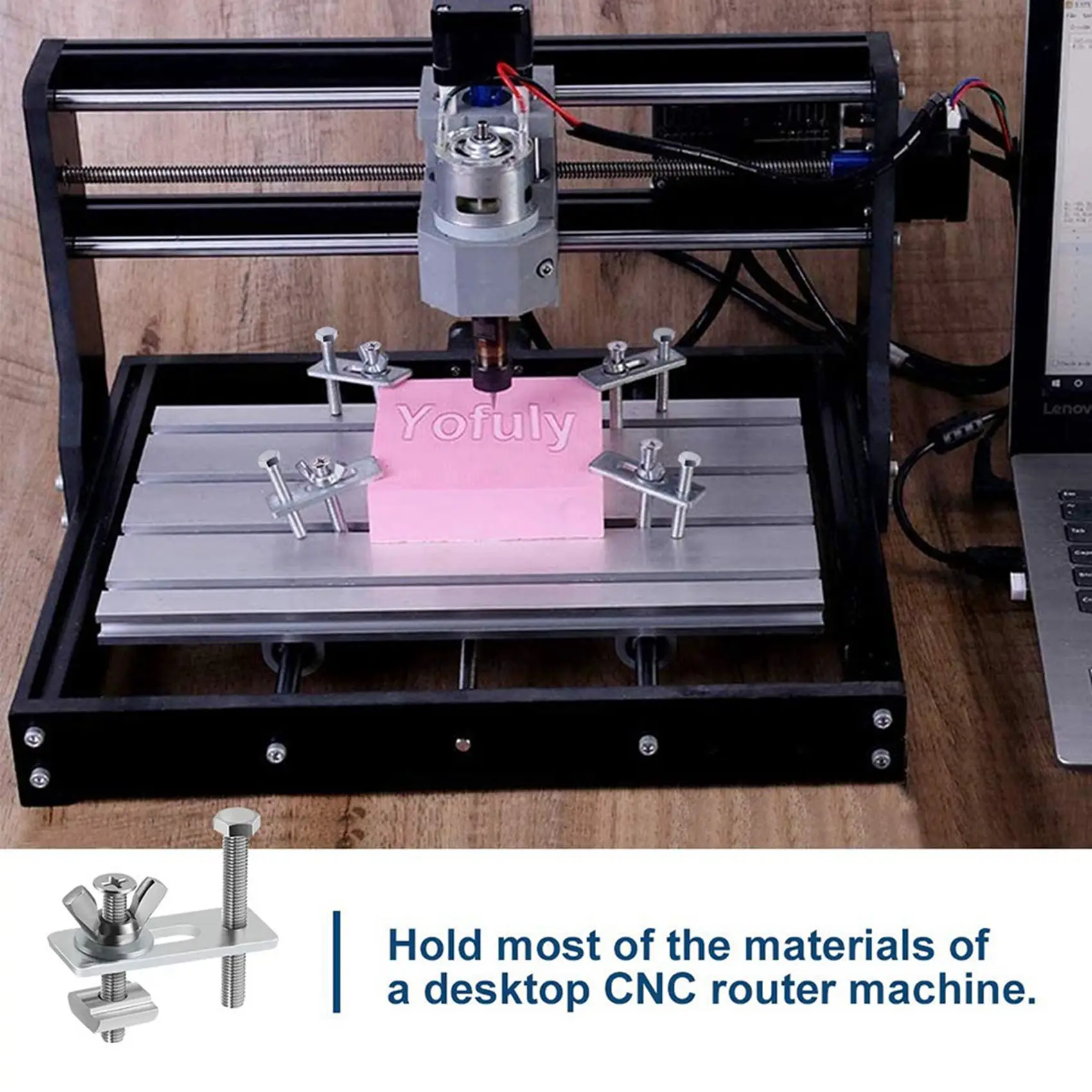 AS94-8 Pack T-Track Clamp, комплект мини-Т-образных зажимов ...