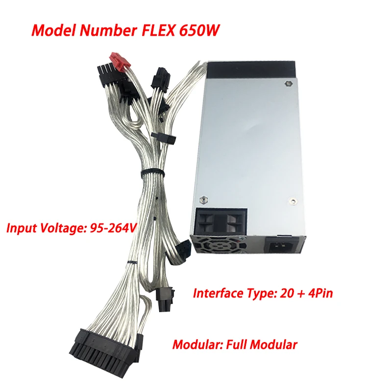 PC 500w Desktop PC Power Supply 500W Full Module 7025B FLEX Small 1U ...