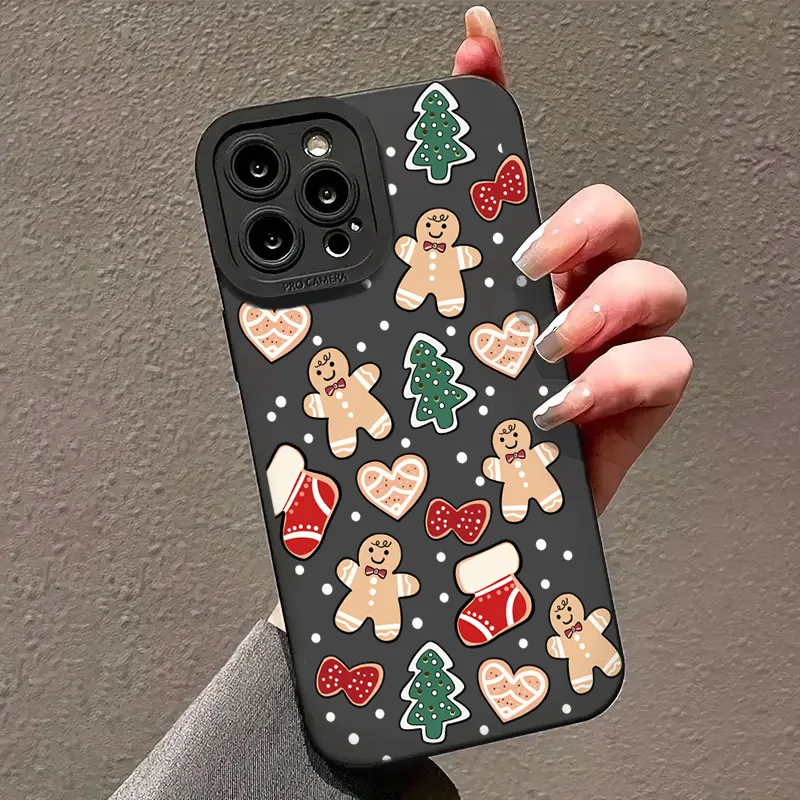 Christmas Cute Gingerbread Man Phone Case for Xiaomi 13 12 11 Lite 5G ...
