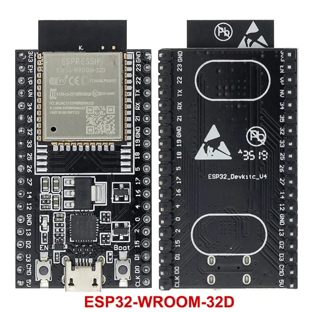 Макетная плата ESP32, Wi-Fi + Bluetooth, сверхнизкое энергопотребление ...