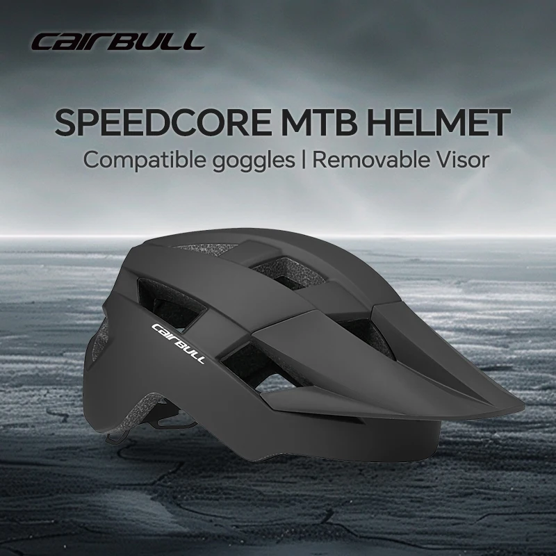 CAIRBULL BH15 шлем для горного велосипеда матовый черный | AliExpress