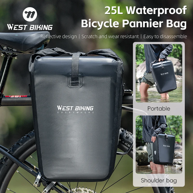 West Biking 25L водонепроницаемая сумка для велосипеда | AliExpress