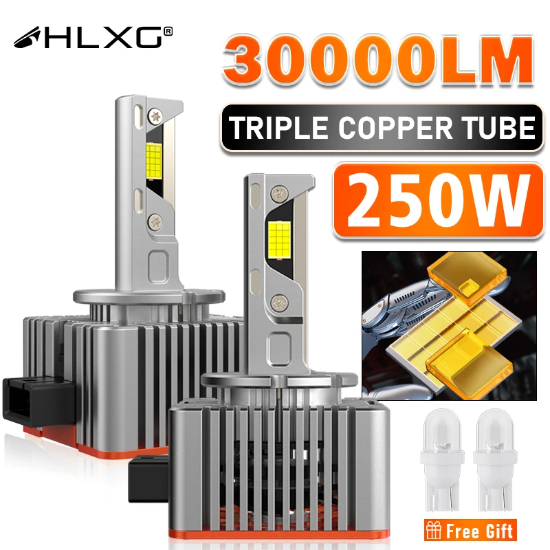 HLXG D1S D2S D4S D3S Светодиодная фара HID Canbus D1R D2R D3R D4R D5S D8S 30 шт. CSP ...