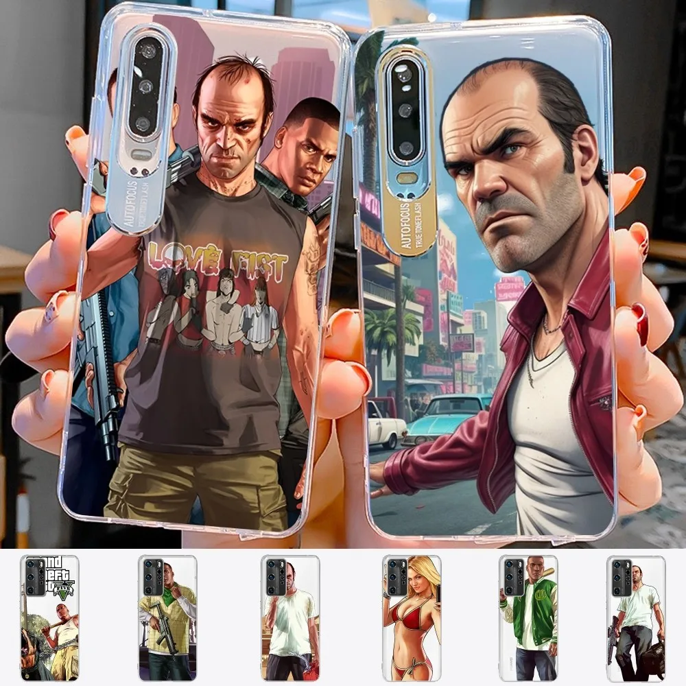 Video Game Grand Theft Auto Phone Case For Samsung S10 20 22 23 A10 40 ...