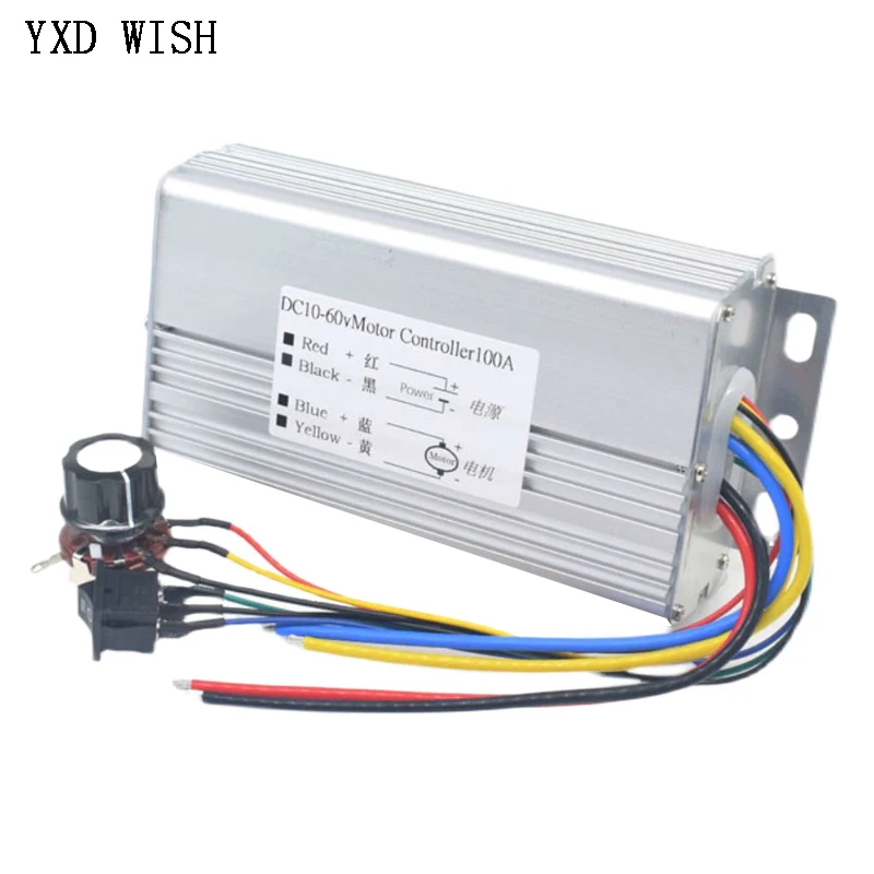 Контроллер скорости двигателя PWM DC Motor Speed Controller | AliExpress