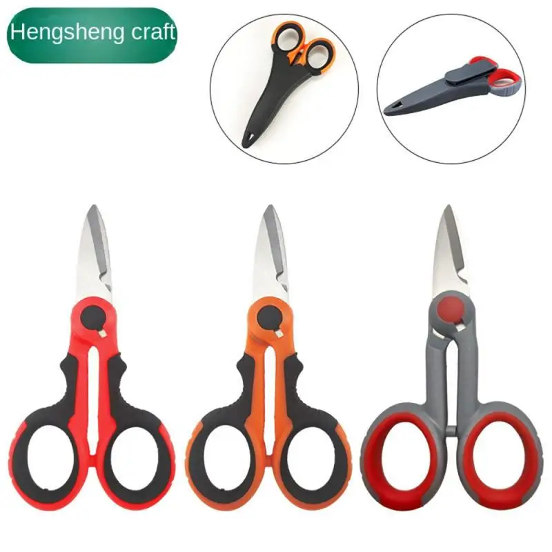 420 Stainless Steel Fishing Scissor Accessories Electrician Portable ...