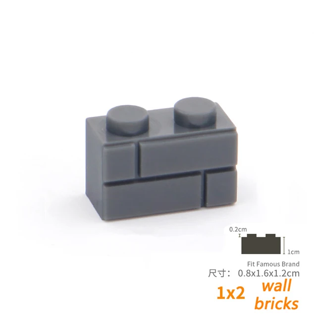 200 шт. пластиковые строительные блоки JIAJIALE 1x2 точки для детей 18 ...