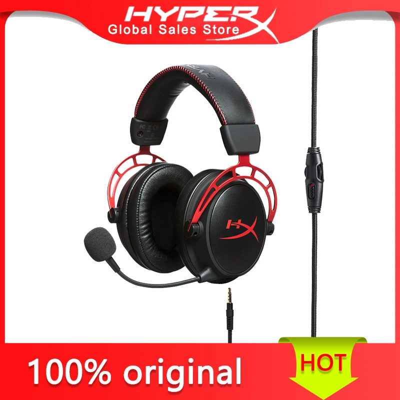HyperX Cloud Alpha проводные игровые наушники | AliExpress