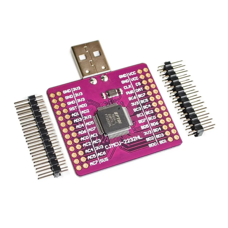 MCU-2232 FT2232HL USB TURN UART FIFO SPI I2C JTAG RS232 Модуль FT2232 CJMCU-2232HL Плата USB ...