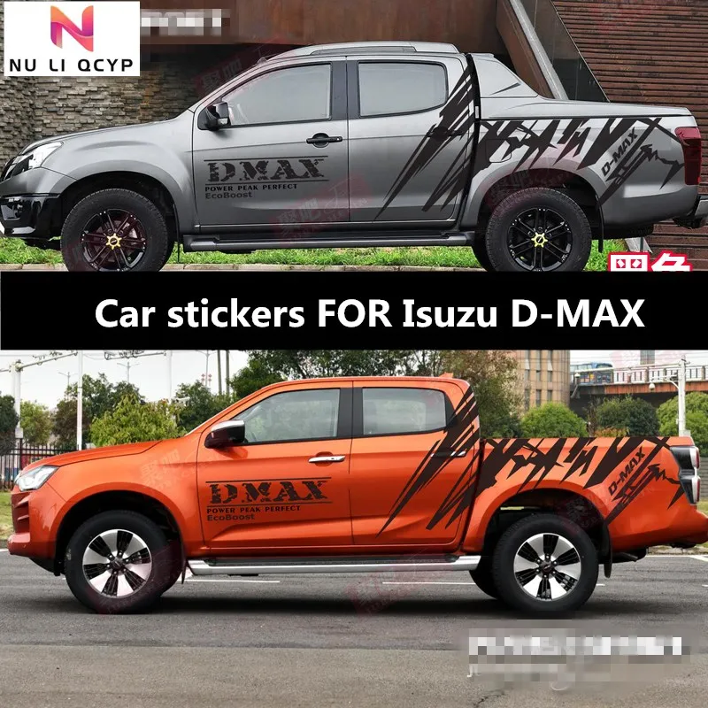 New custom car stickers FOR Isuzu D-MAX DMAX appearance modification ...