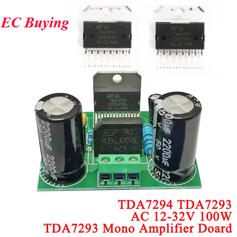 Цифровой усилитель мощности EC Buying TDA7294 TDA7293 100 Вт | AliExpress