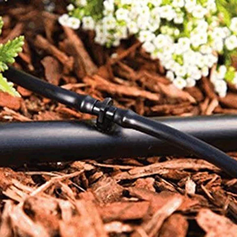 100PCS Universal Drip Irrigation Barb Connector Coupling Tubing Line ...