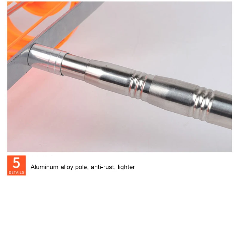 Telescopic Pole Rolling Table Tennis Ball Hopper Catcher Picker Ping ...