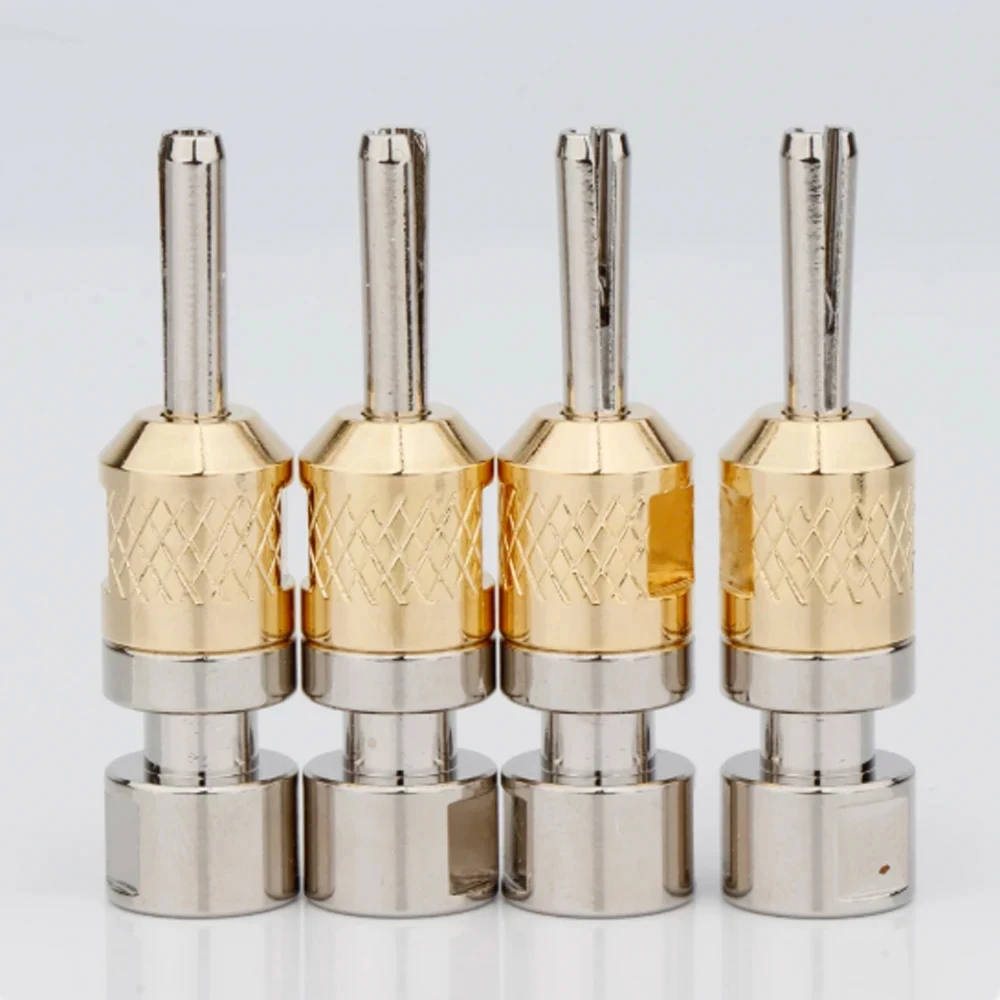 Cardas штекер типа банан родиевое покрытие 4 штуки | AliExpress