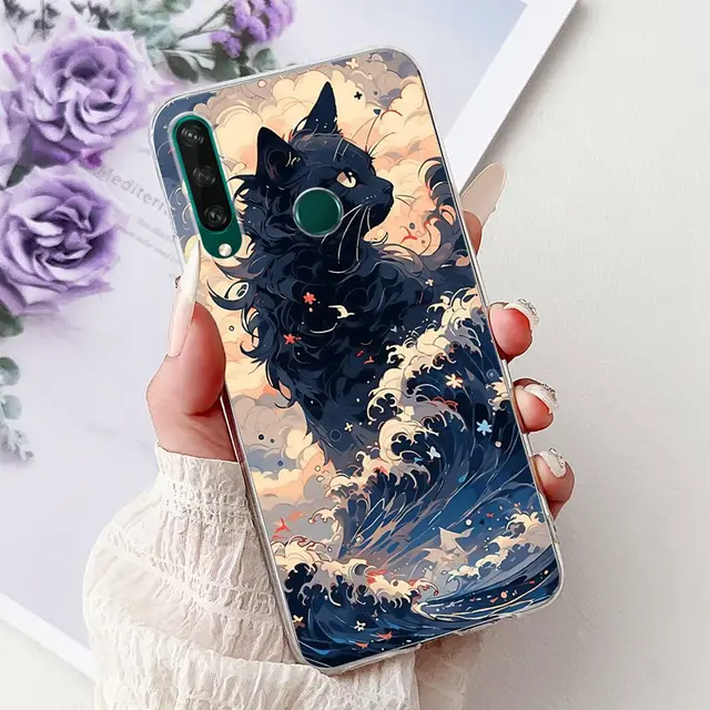 Для Huawei Y6p MED-LX9 MED-LX9N модный чехол для телефона с буквенным ...