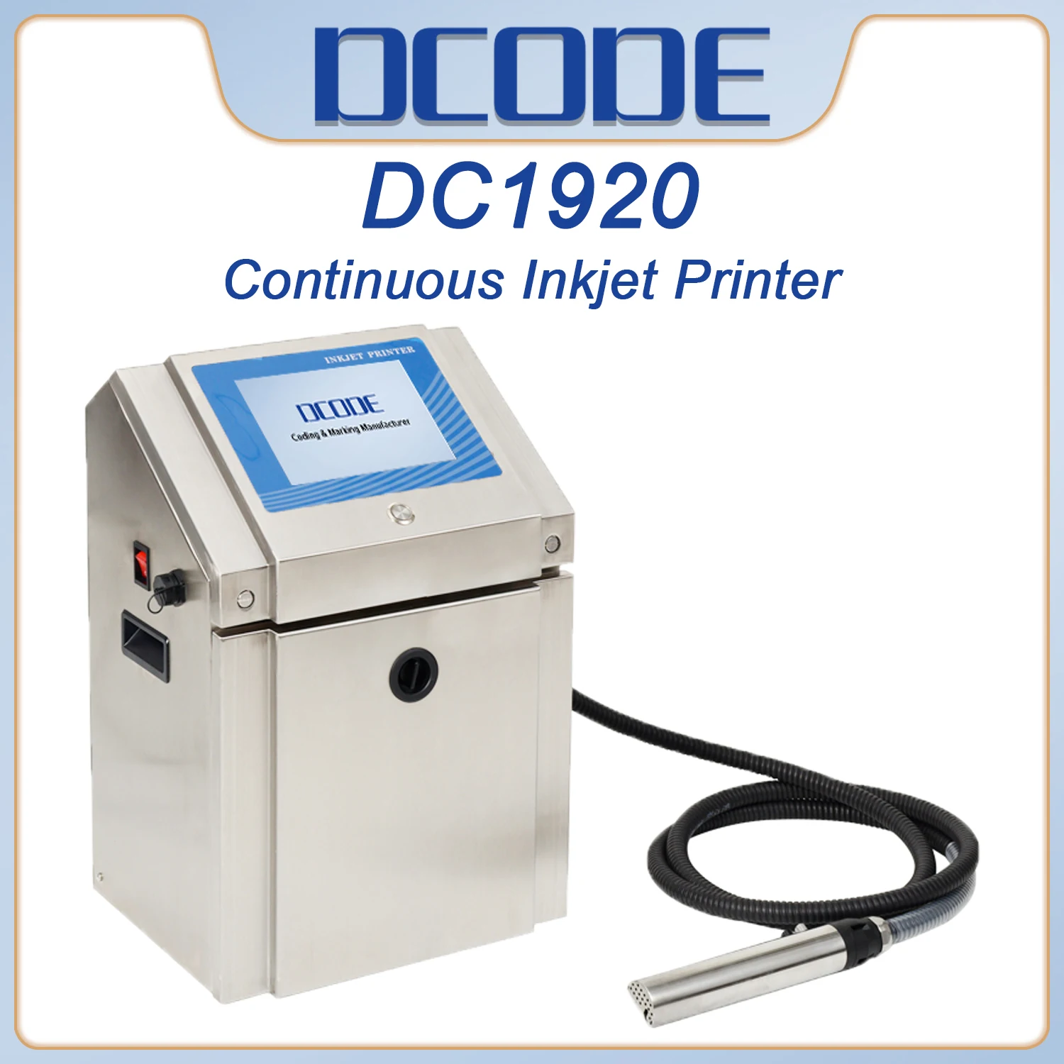 DCODE 1920 Automatic Batch code Number date Plastic Pipe Bottle Bag pvc ...