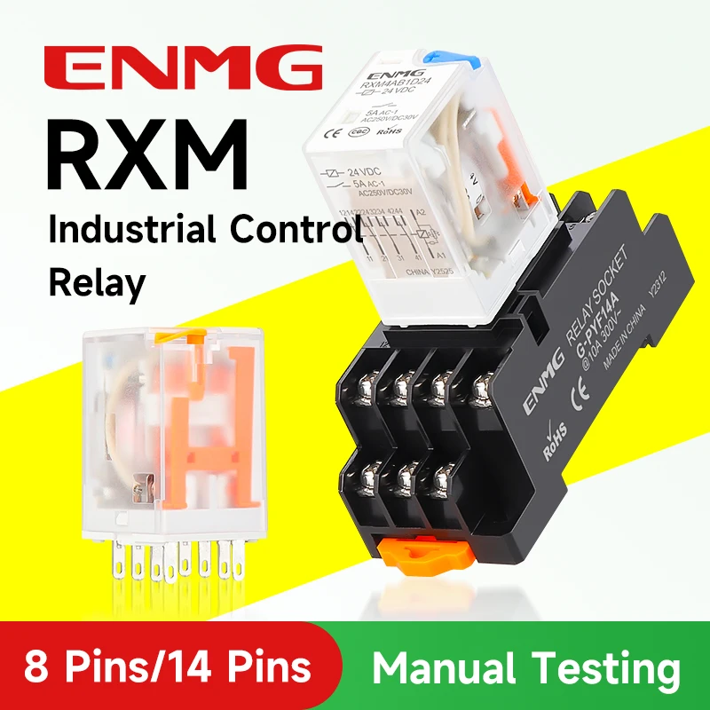 ENMG RXM небольшое электромагнитное промежуточное реле, прямой ток 24 В ...