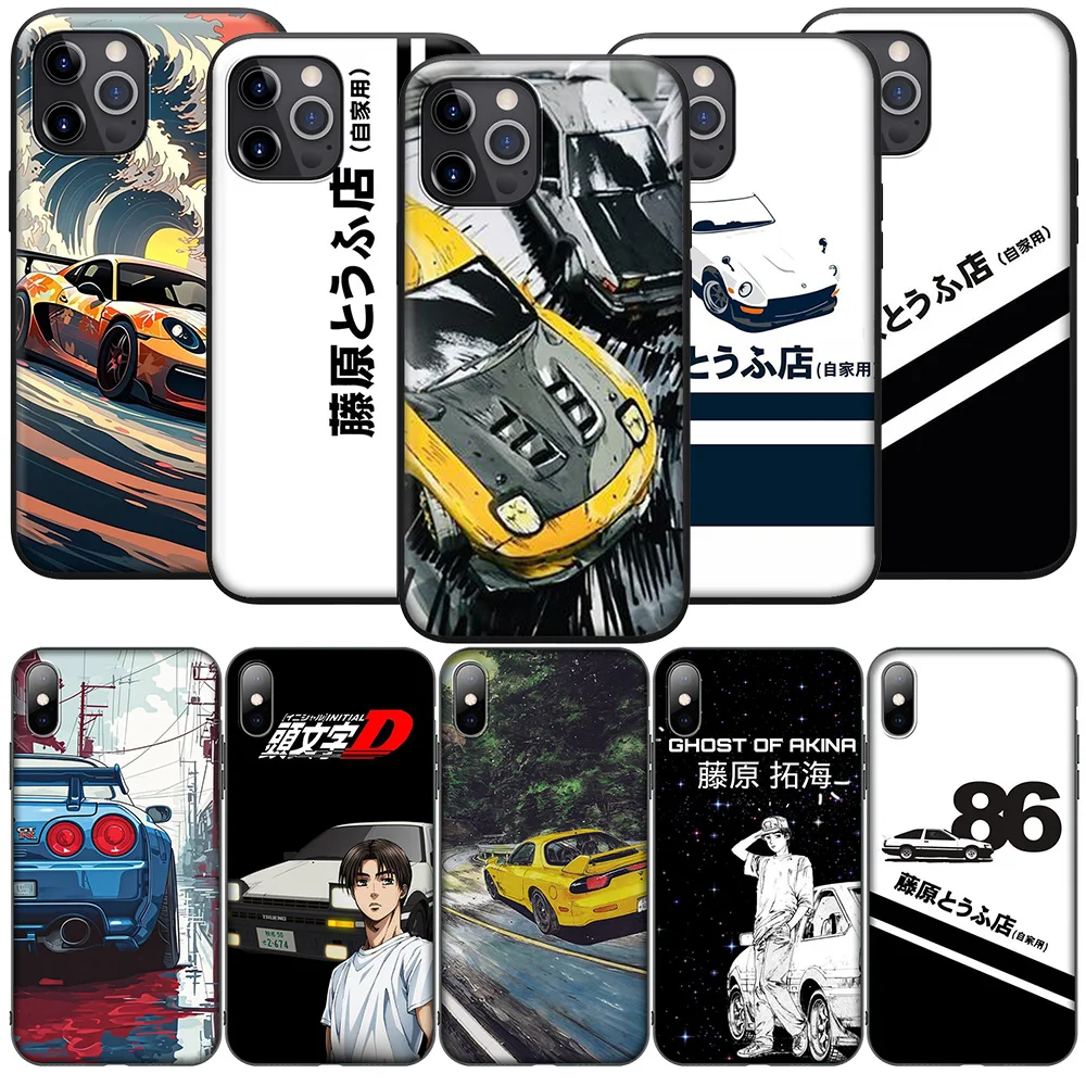 GGT15 Anime Initial D Case for Samsung Galaxy A01 A02 A03 A03S A10 A10S ...