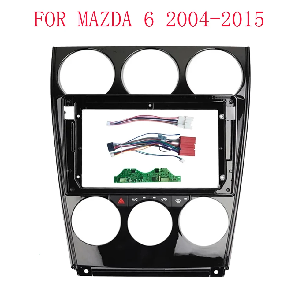 9-дюймовая 2din автомобильная панель управления CANBUS для Mazda 6 2004 ...