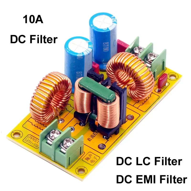 LUSYA 2A 4A 10A 20A DC LC фильтр EMI фильтр EMC FCC высокочастотная ...
