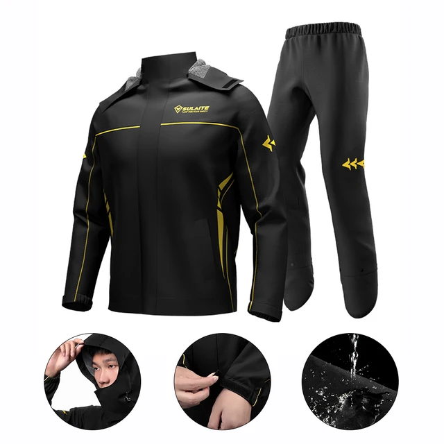 Motorcycle Raincoat Men Outdoor Waterproof Motocross Suit Full-body ...
