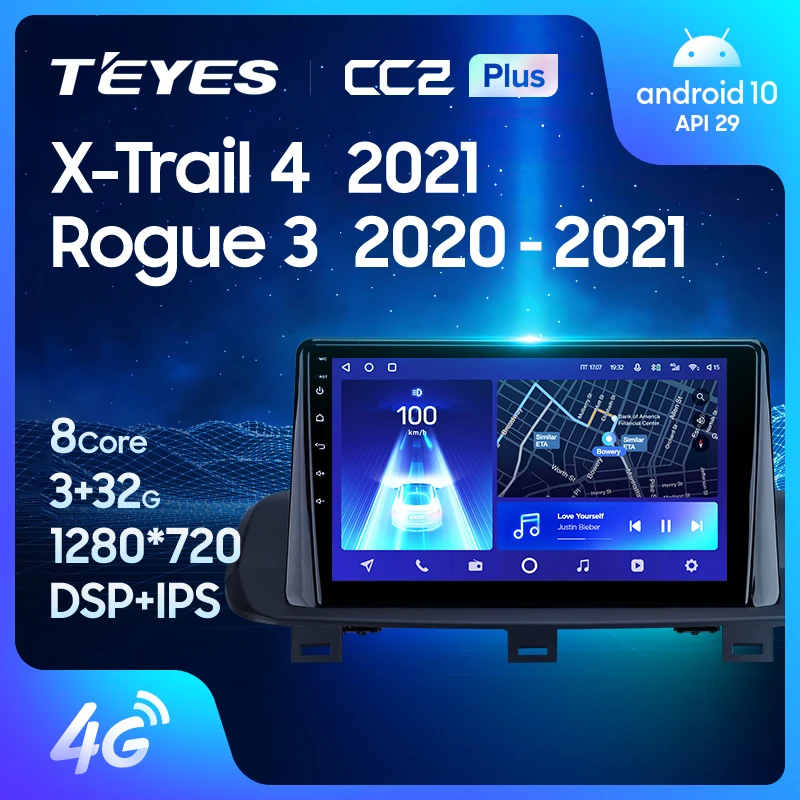 TEYES Тиайс CC2 Plus Штатная магнитола For Ниссан Х - Трейл Х Трейл T33 Роуг For Nissan X-Trail ...