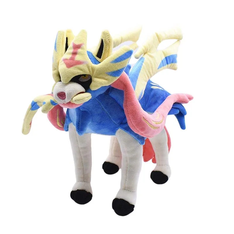 Pokemon Sword Shield Series Plush Toy Anime Figures Zacian Zamazenta ...