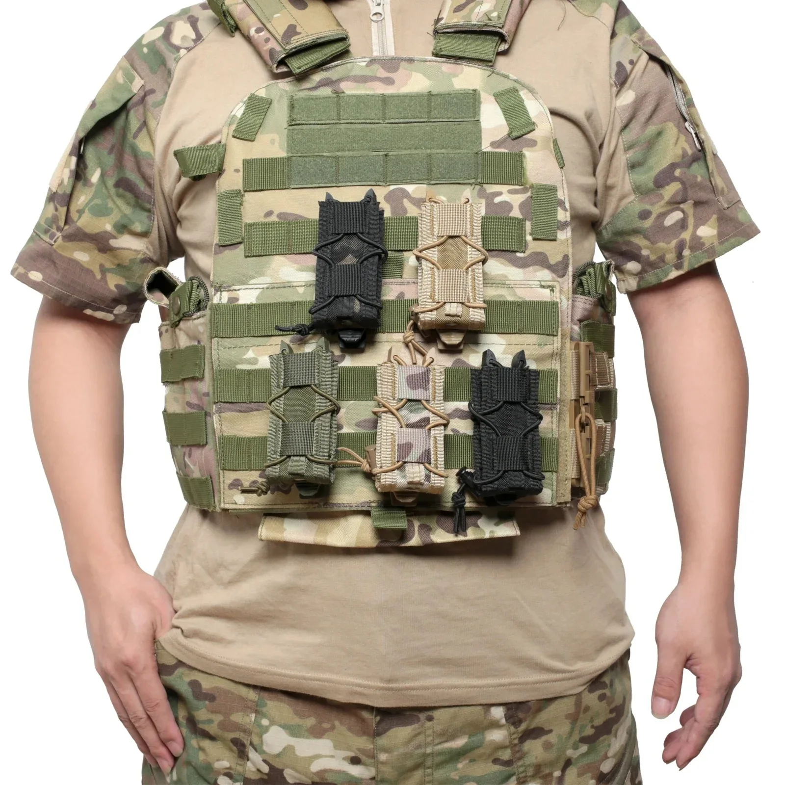 Тактическая Сумочка для магазина 9 мм, одиночная Сумочка для магазина ...