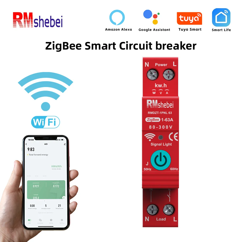 RMshebei измеритель мощности zigbee умный Wi-Fi автоматический ...