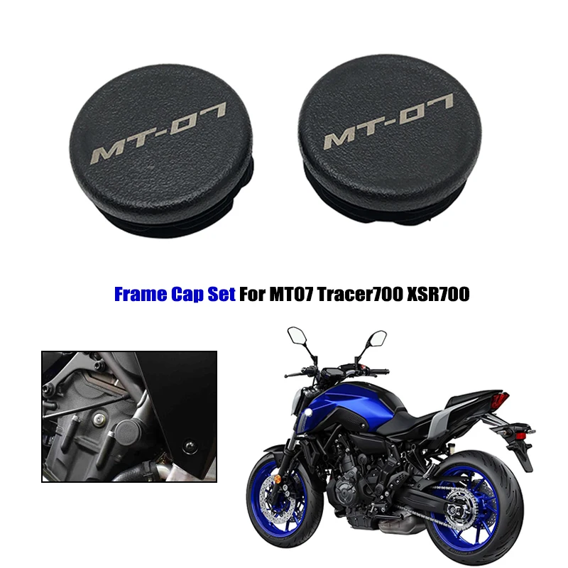2PCS Chassis Plugs For Yamaha MT07 MT-07 Tracer700 XSR700 XSR 700 2013-2021